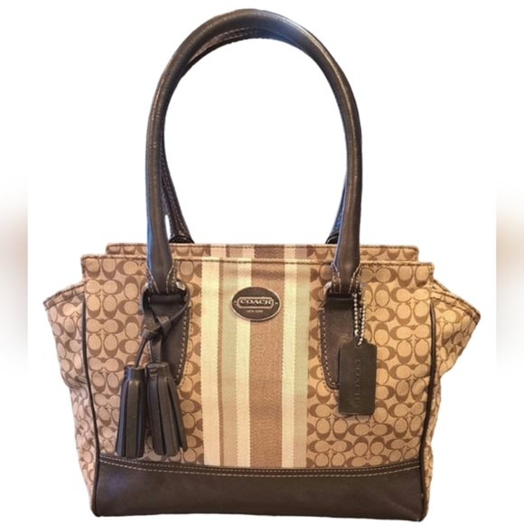Coach | Bags | Coach Legacy Stripe Molly Shoulder Bag | Poshmark